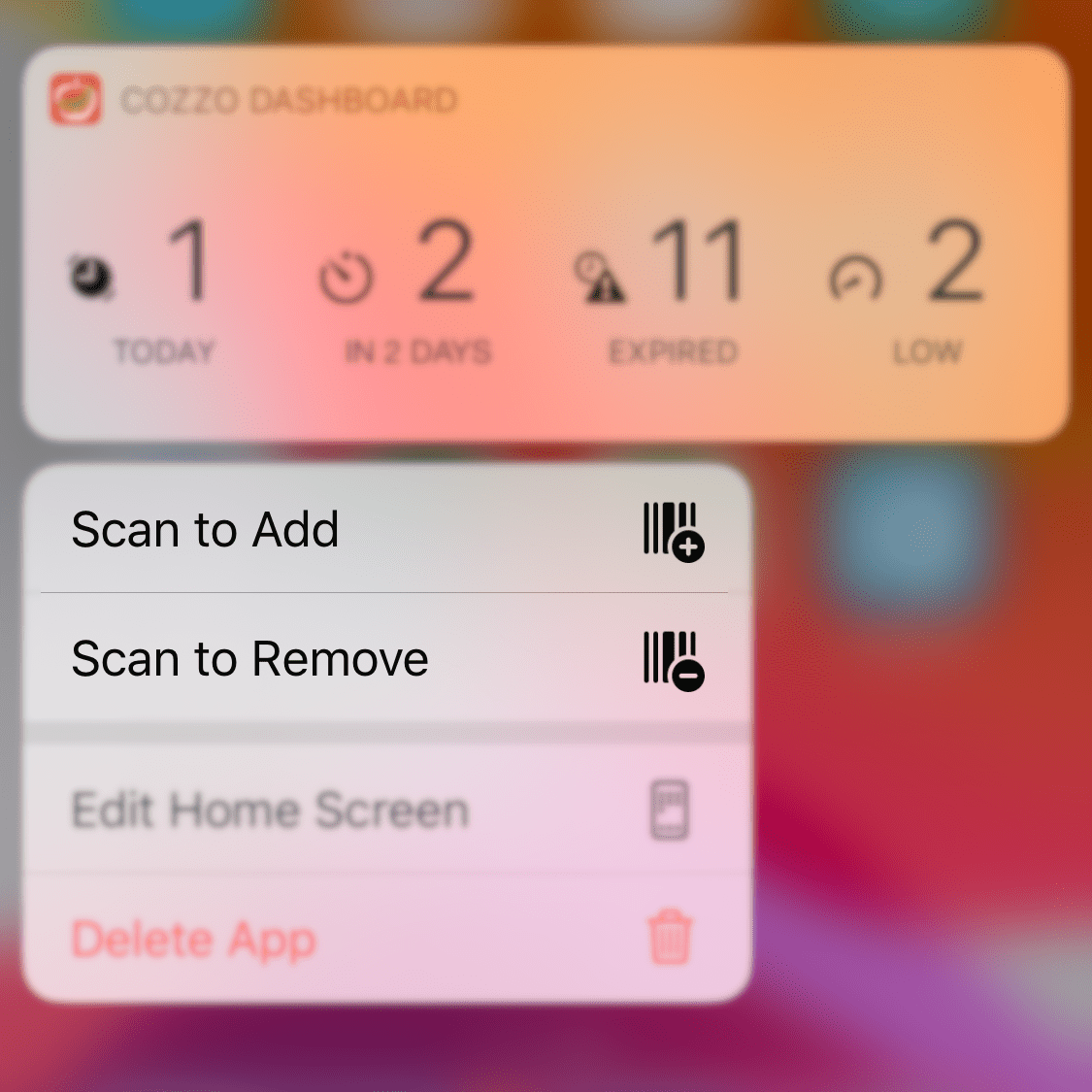 Receipt Reader and Barcode Scanner • CozZo Smart Kitchen App